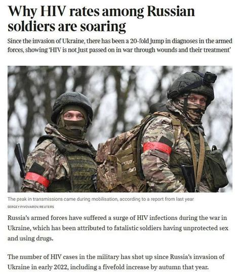 Hiv Rates Surge 4000 In Russian Army Amid Crisis Of Unprotected Sex