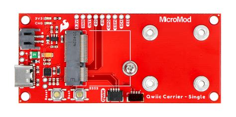 Sparkfun Micromod Qwiic Carrier Board Single Sparkfun Dev 17723
