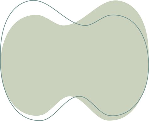 Green Organic Shape Abstract Amoeba Blots In Minimal Trendy Design