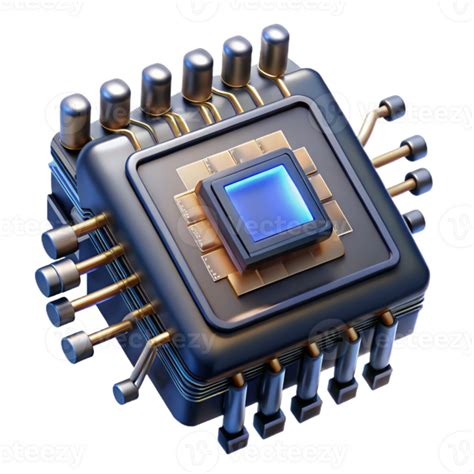 stunning rustic a close up of a quantum computer processor intricate