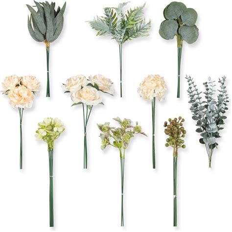Flowers Champagne Artificial Wedding Greenery Filler Box