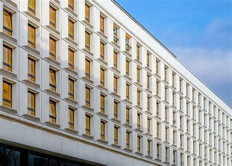 Office Building Windows Background Rectangular Windows Texture On A Modern Building Facade