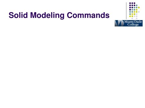 PPT Solid Modeling Fundamentals PowerPoint Presentation Free Download ID 6355947