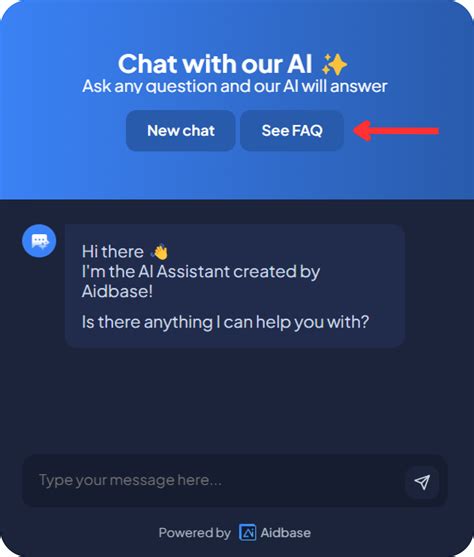 Chatbot Connect An FAQ Aidbase Docs