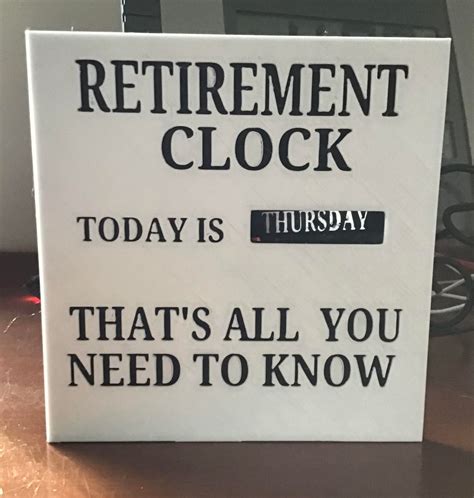 my new retirement clock this one uses a sg90 servo and arduino to
