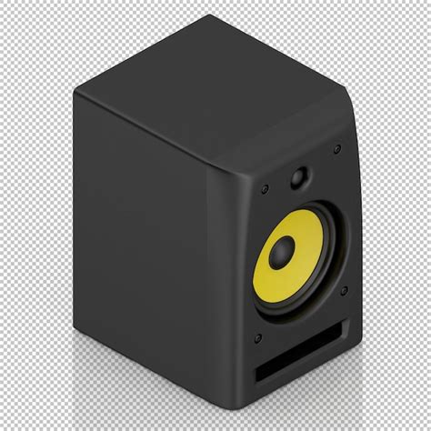 Premium PSD Isometric Speaker