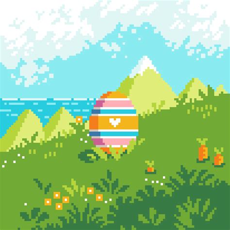 Pixilart Colored Egg By Jhl