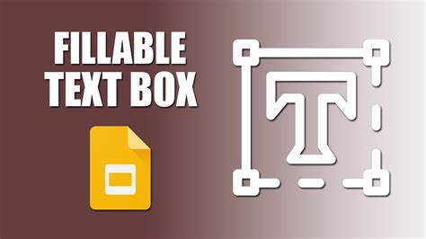 How To Make Fillable Text Box In Google Slides YouTube
