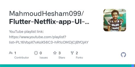 Github Mahmoudhesham099flutter Netflix App Ui Redesign Youtube