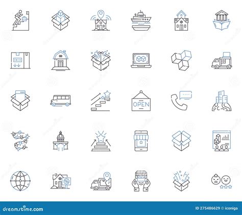 Commuter Train Line Icons Collection Transportation Commuting Rail Train Subway Metro