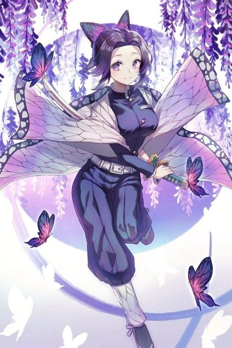 Shinobu Kocho Edit Demon Slayer Dessin Danimation Dessin D