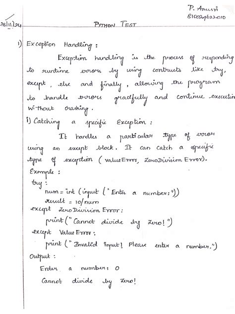Python Test Pdf