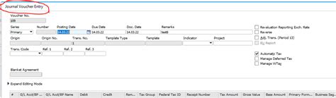 How To Edit Journal Voucher Entry In Ui Configurat Sap Community