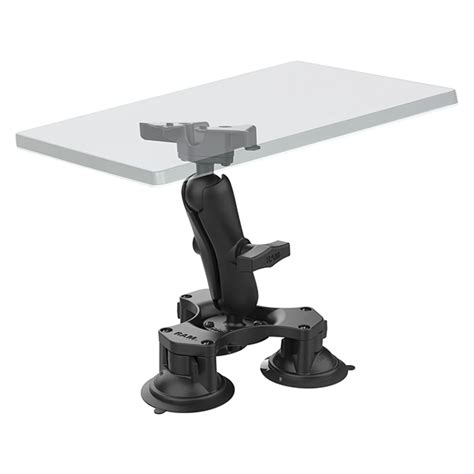 Ram Mounts Ram Twist Lock Triple Suction Heavy Duty Mount For Starlink