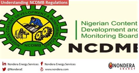Ncdmb Guidelines For Oil And Gas Practitioners In Nigeria Nondera Energy Services Posted On The