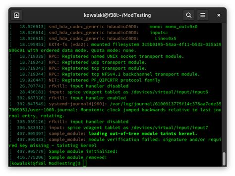 putting secure boot to the test examining sample kernel module