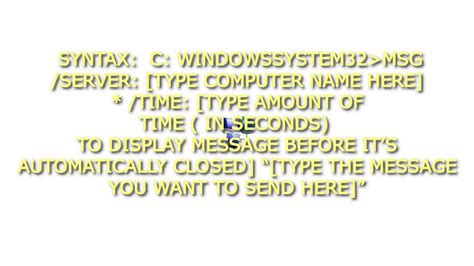 How To Send Local Messages To Computers On Lan In Windows 7 And Vista Youtube