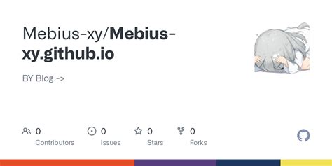 Github Mebius Xymebius By Blog