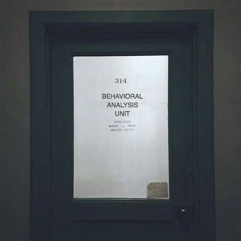31 14 Behavioral Analysis Unit Sign Forensic Psychology Criminology