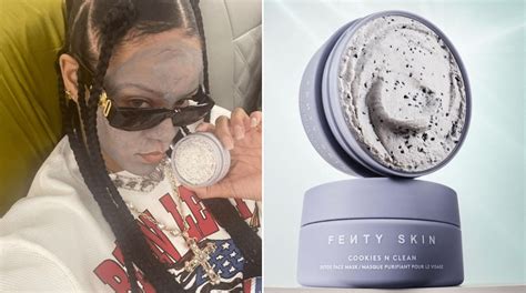 Rihanna Poses With New Face Mask By Fenty Beauty That Sounds Amazing