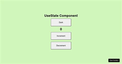 Basic Hooks Usestate Codesandbox