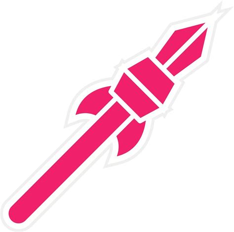 Javelin Vector Icon Style 22434639 Vector Art At Vecteezy