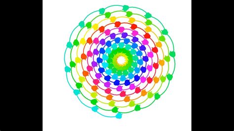 16 Python Draws Beautiful Graphics Formed By Rotating Bracelets