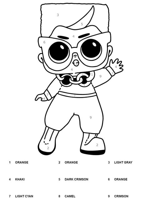 Lol Boy Coloring Pages Surprise Boys Para Colorear Dolls Coloriage
