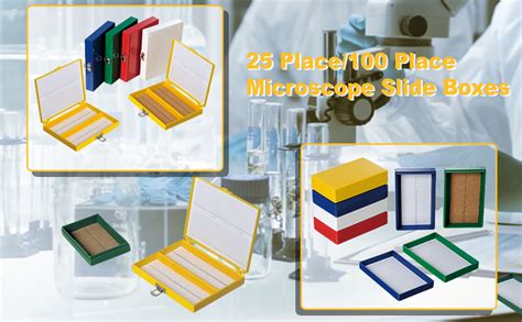 Cryoking Microscope Slide Storage Holds 25 Slides 25x75mm Size Foam