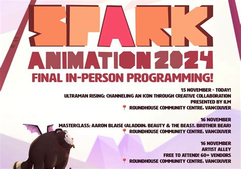 Spark Animation November Programming Digibc