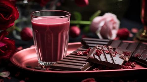 Premium Ai Image Ruby Chocolate Generated Ai