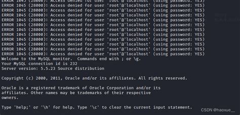 Mysql 身份认证绕过漏洞（cve 2012 2122）复现cve 2012 2122漏洞复现 Csdn博客