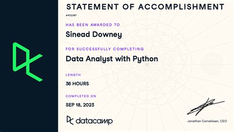 certifications cpd sinead downey