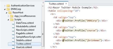 Webmatrix And Dnn 4 Using Razor Scripts In Dotnetnuke Dnn Corp