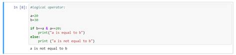 Logical And In Python