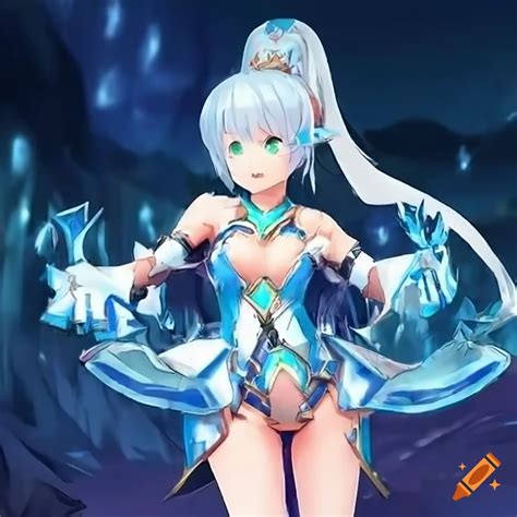 Anime Ice Elemental