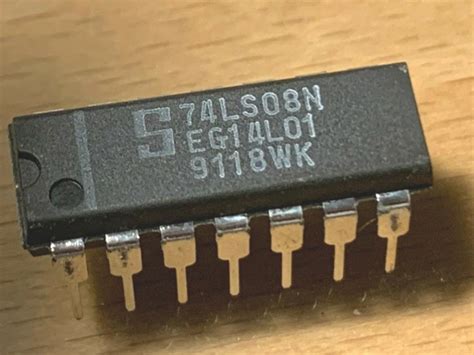 Signetics 74ls08n Logic Gates Quadruple 2 Input 14 Pin Dip Eur 1 09 Picclick Fr