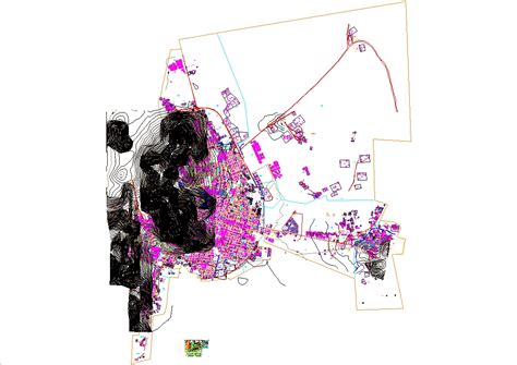 Plano Catastral De Oruro Bolivia En Autocad Cad 602 Mb Bibliocad