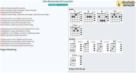 Chord Sz A Dzieweczka Do Laseczka Tab Song Lyric Sheet Guitar Ukulele Chords Vip