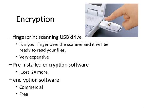 Usb Flash Drive Security Ppt Data Storage And Warehousing Computing