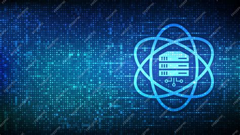 바이너리 코드로 만든 데이터 과학 아이콘 딥러닝 인공지능 바이너리 코드 배경 프리미엄 벡터