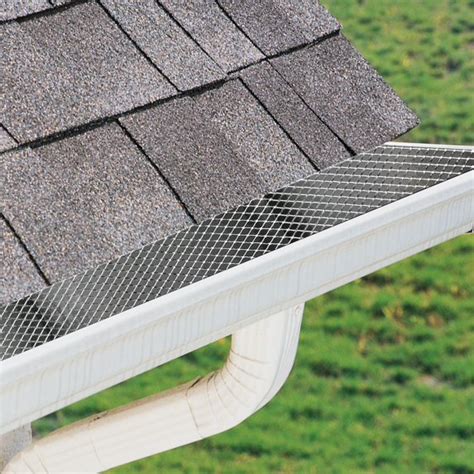 Toppijoy Gutter Guard Mesh Roll Aluminum Gutter Screen Feet Leaf Gutter