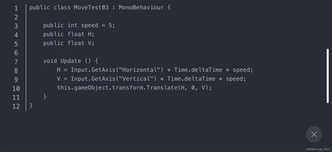 Unity3d控制物体移动unity3d移动代码 Csdn博客
