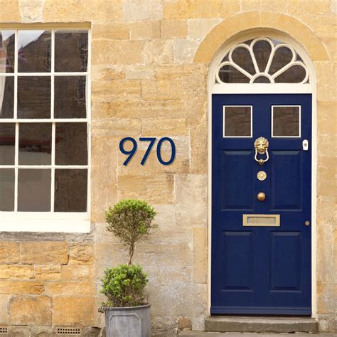 House Number 4 Futura Door Numbers 3 Sizes 15 20 25cm 59 78 9