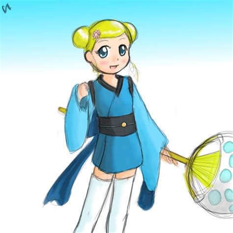 Goutokuji Miyako And Rolling Bubbles Powerpuff Girls Z Danbooru