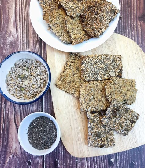Crispy Seeded Crackers Super Easy Recipe Foodle Club