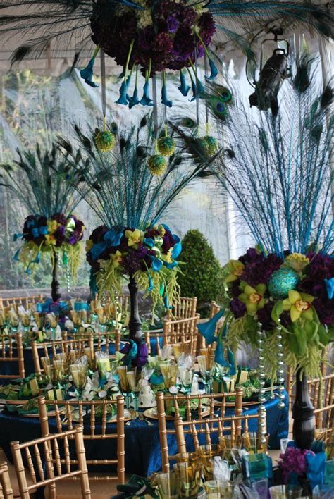 Wedding Trend Peacock Themed Weddings Thème Paon Couleur Mariage