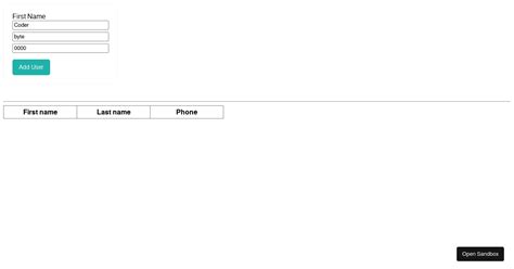 React Phone Book Coderbyte Forked Codesandbox