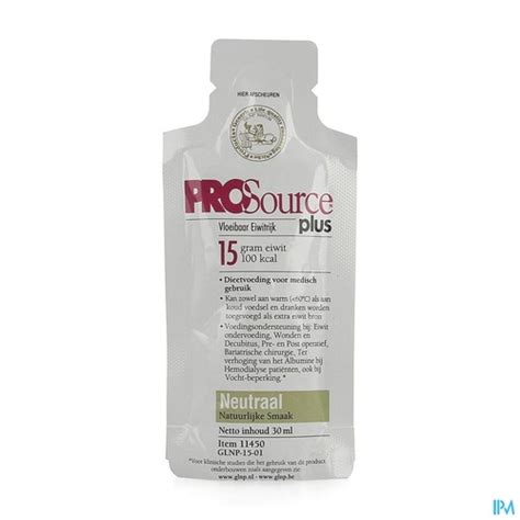 Prosource Plus Neutre 15g Protein Sach 1x30ml Pazzox