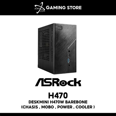 Asrock Deskmini H470w Barebone Inc Chasismobopower G6405 10105